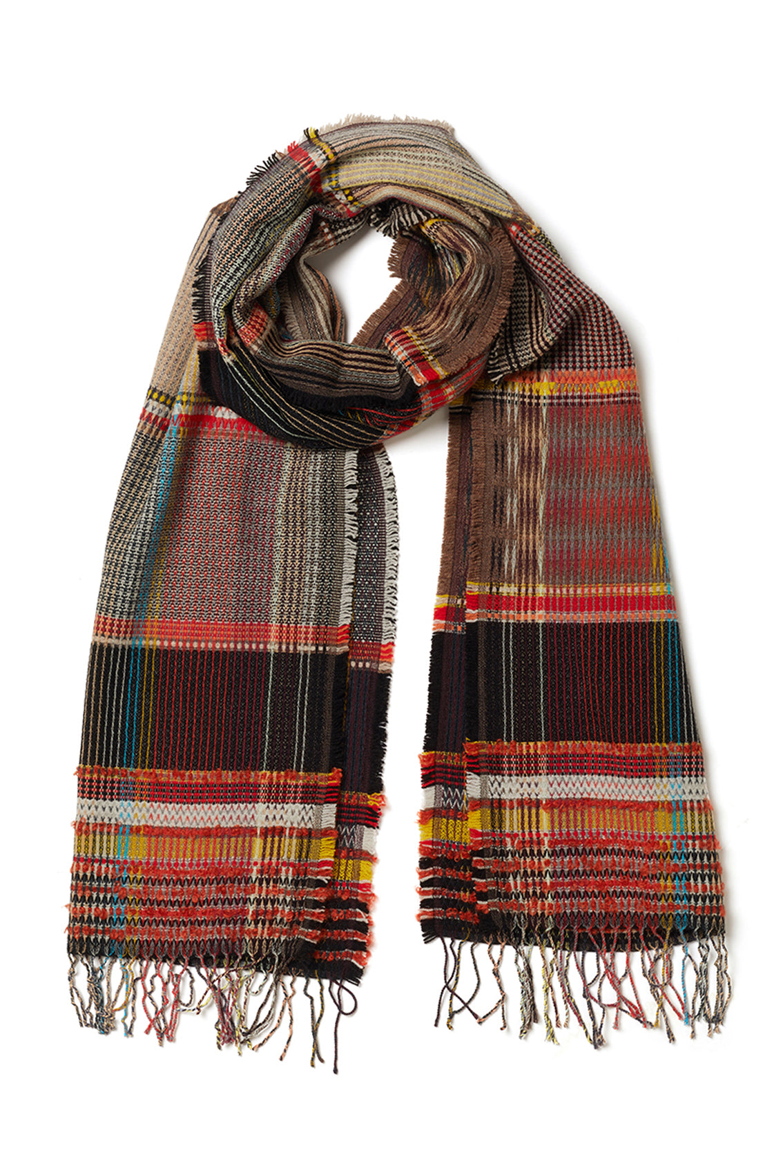 Ortensia Jaffa | Woven Lambswool Mohair Wrap Scarf – Wallace Sewell