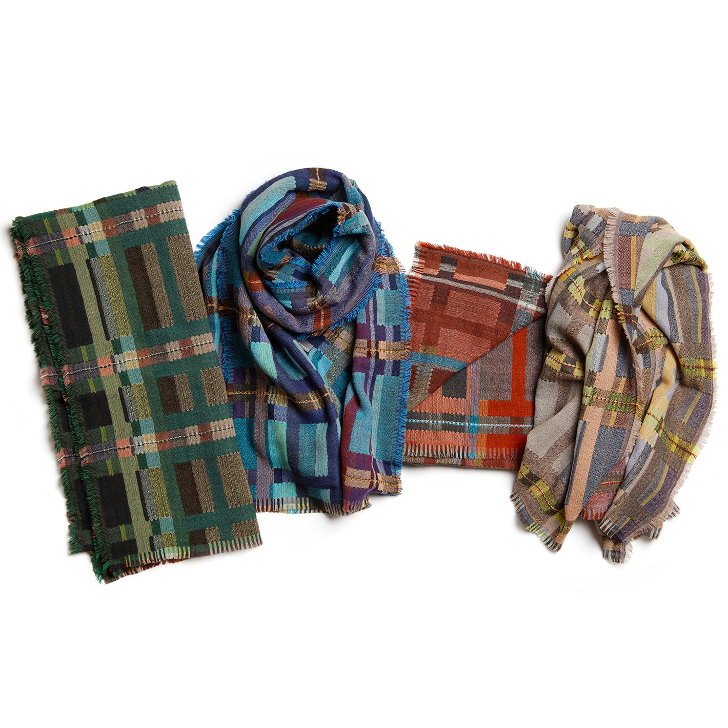 Doublecloth Wraps | Woven Fine Lambswool Scarves – Wallace Sewell