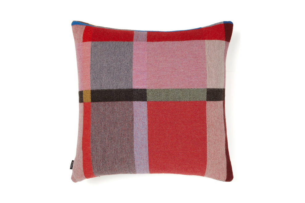 Lasdun Block Cushion | Woven Merino Lambswool – Wallace Sewell
