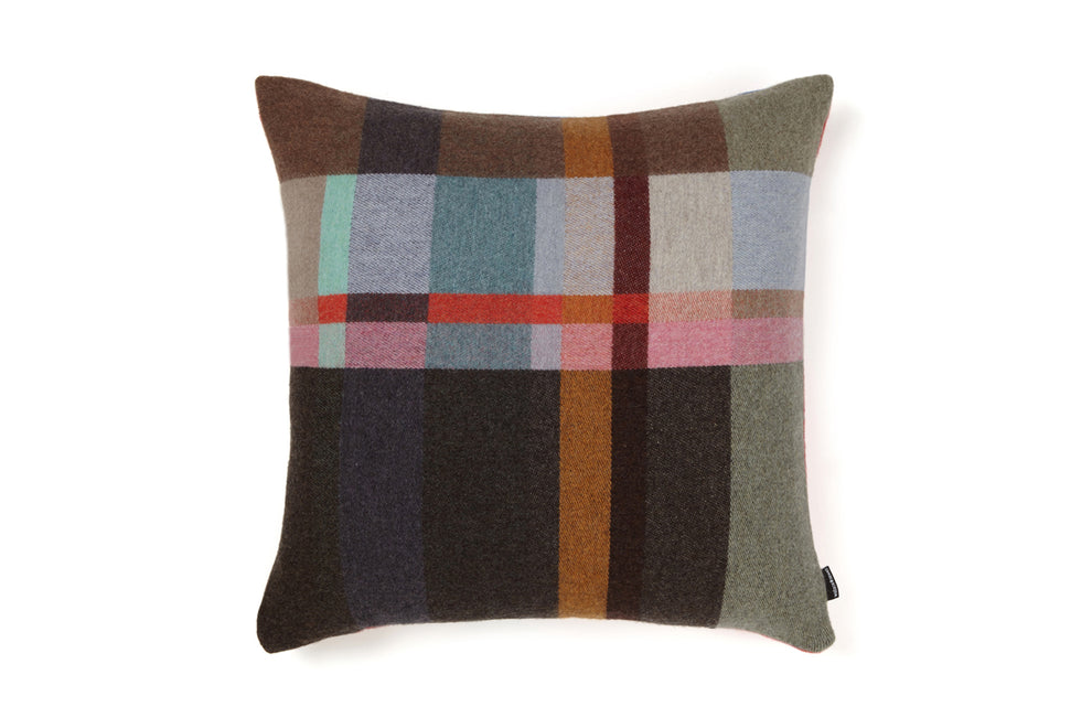 Lasdun Block Cushion | Woven Merino Lambswool – Wallace Sewell