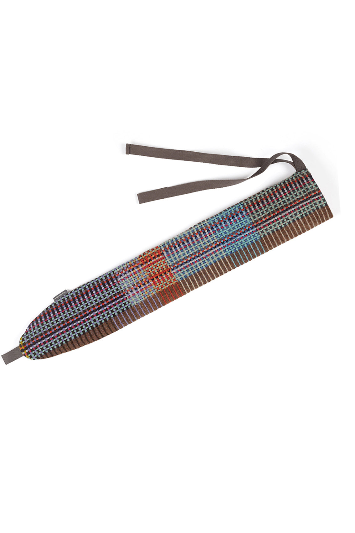 Rosalind Brown Hot Water Bottle | Woven Merino Lambswool YUYU – Wallace ...